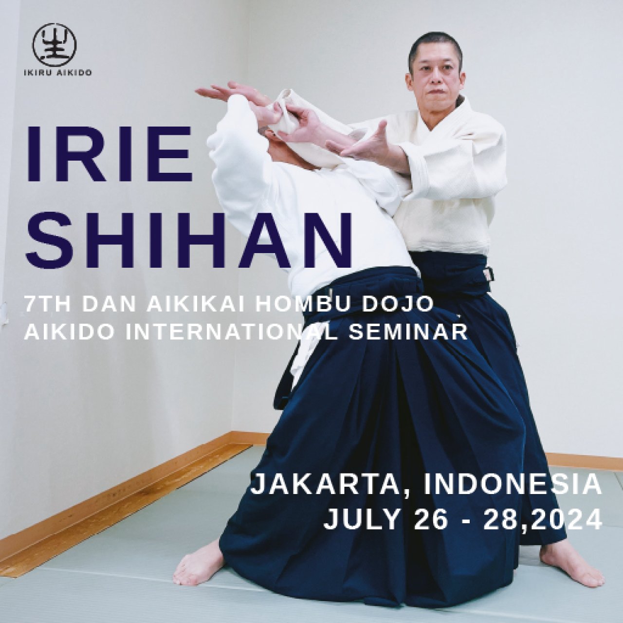 Ikiru Aikido International Seminar - Irie Yoshinobu Shihan (7th DAN) | AikidoTravel